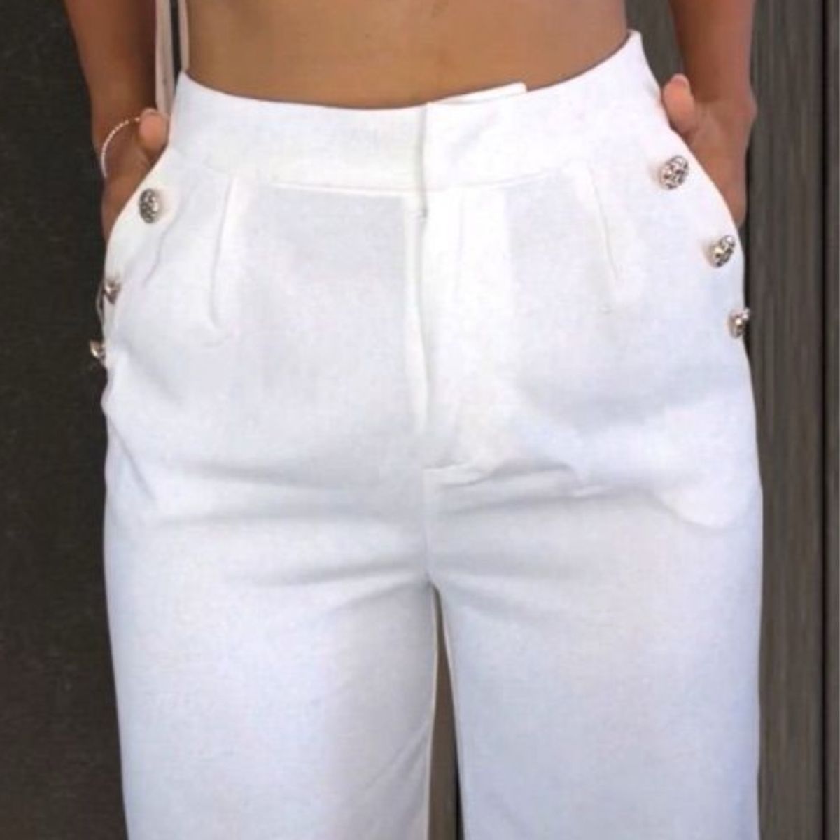 Calça Alfaiataria Pantalona Renner Nova | Calça Feminina Renner Nunca ...