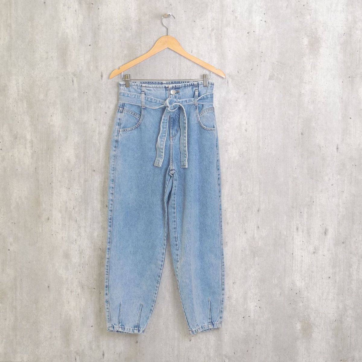 Calça Azul Jeans Amarração Kaele | Calça Feminina Kaele Usado 72293860 ...