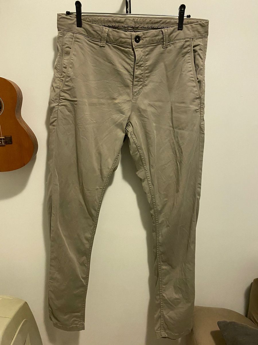 Calça Chino Masculina Zara | Calça Masculina Zara Usado 84656455 | enjoei