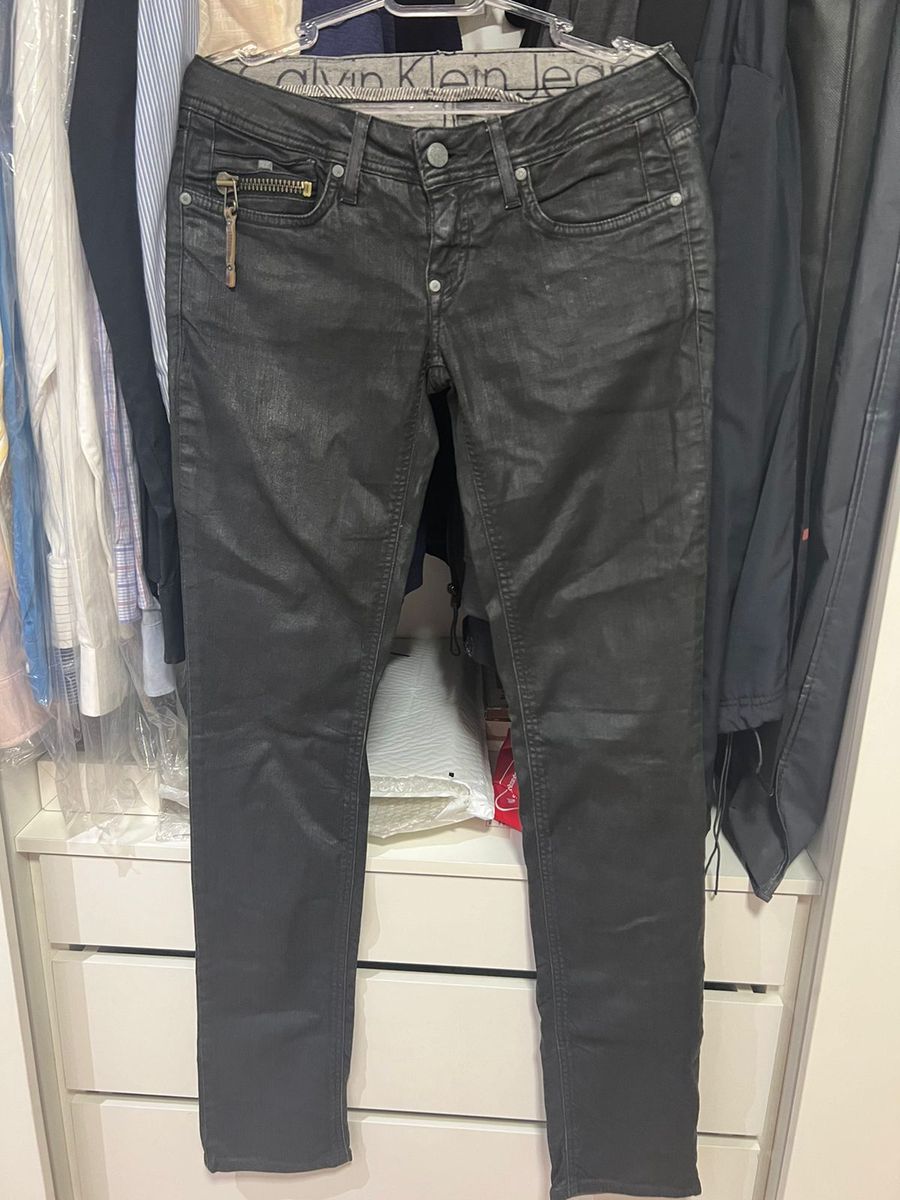 Calça Ck Resinada | Calça Feminina Calvin Klein Usado 101927967 | enjoei