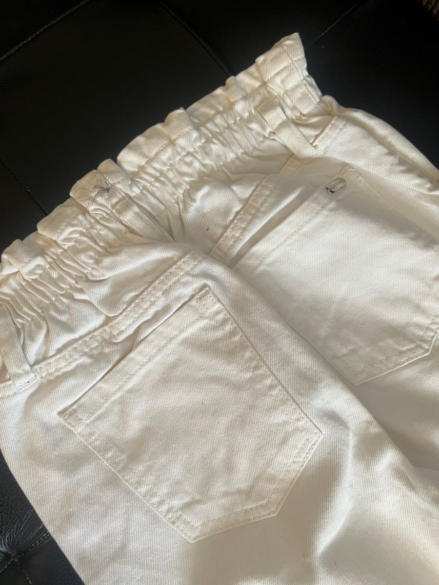 Calça com Elástico Moça Costume Branca 34 | Calça Feminina Costume ...