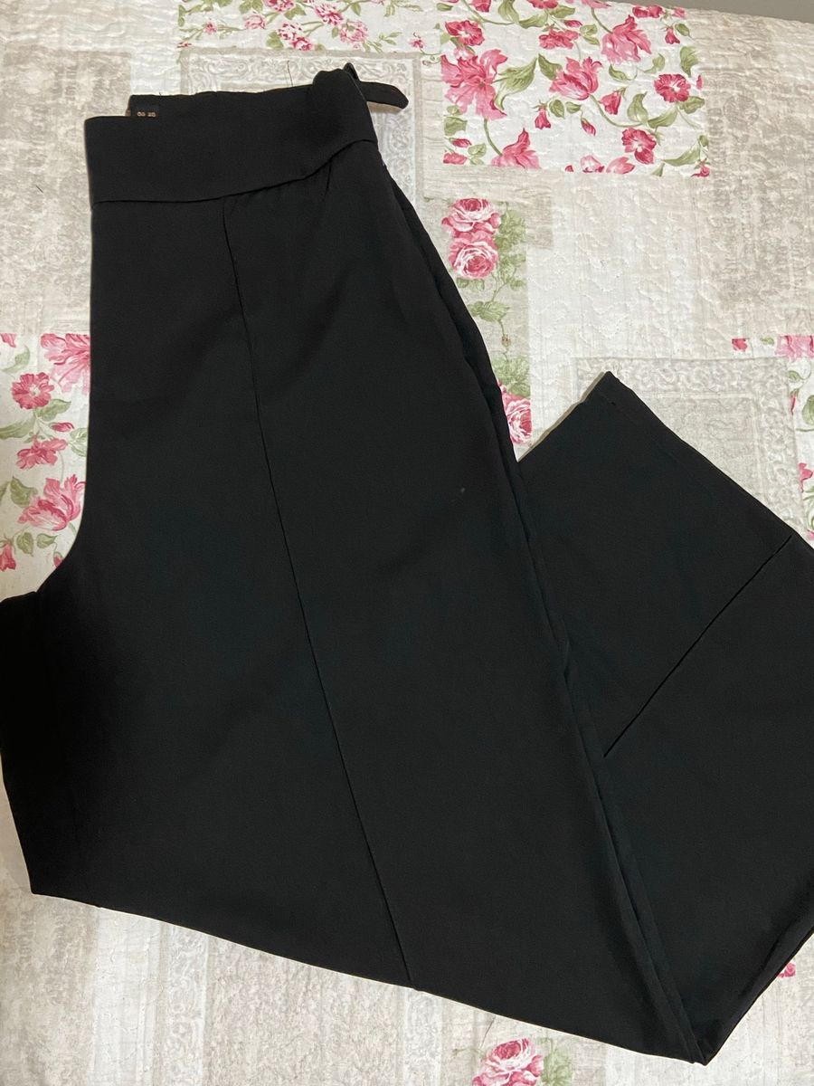 Calça de Alfaiataria Pantalona | Calça Feminina Renner Blue Steel Usado ...