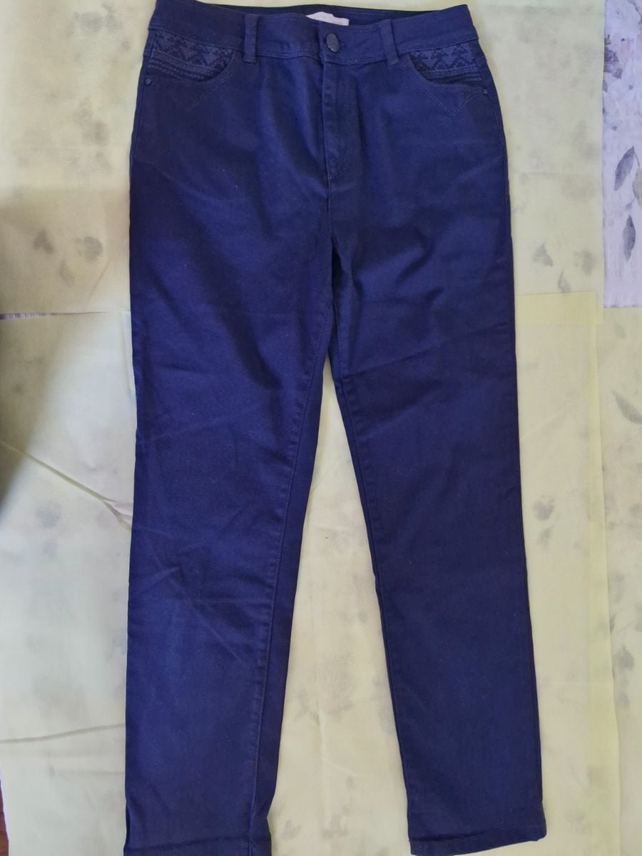 Calça Denin, Imp.frança, T-38 Europeu, Armand Thiery,azul Escuro ...