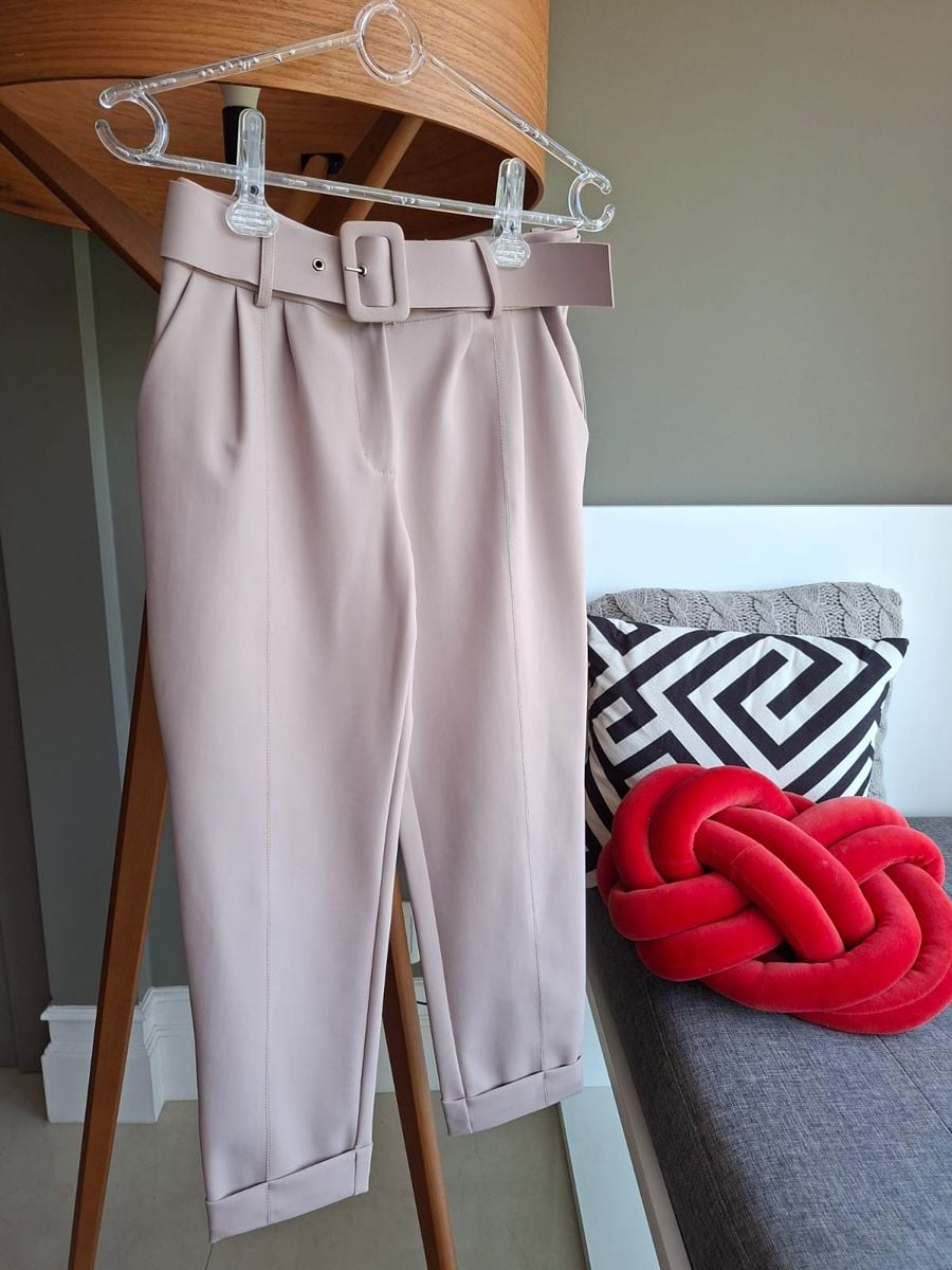 Calça em Technoblok Lafort Janna Tamanho 36 - Corte Perfeito | Calça ...