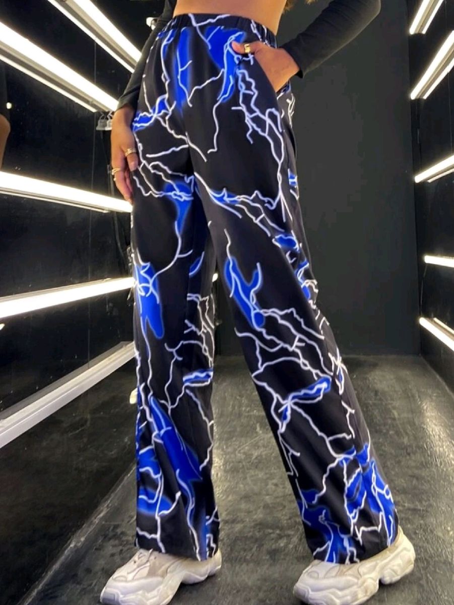 Calça Estapa de Raios | Calça Feminina Nunca Usado 76880164 | enjoei