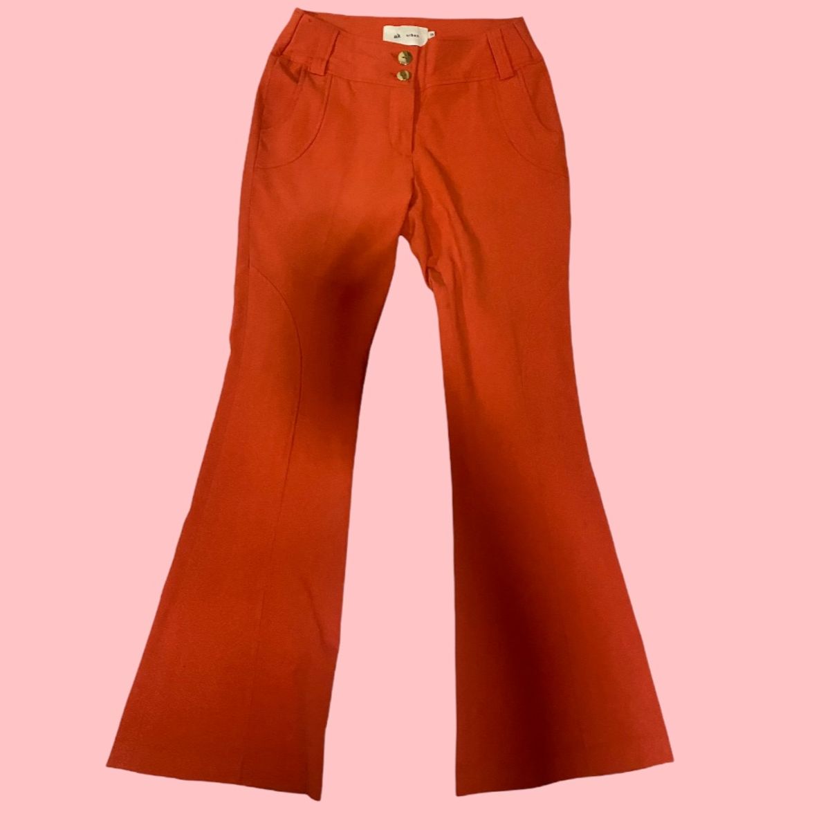 Calça Flare Alfaiataria Anne Kanner | Calça Feminina Anne Kanner Usado ...