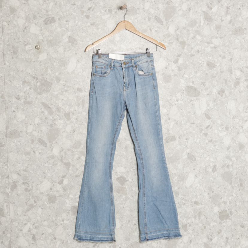 Calça Jeans Azul Farm | Calça Feminina Farm Usado 125075919 | enjoei