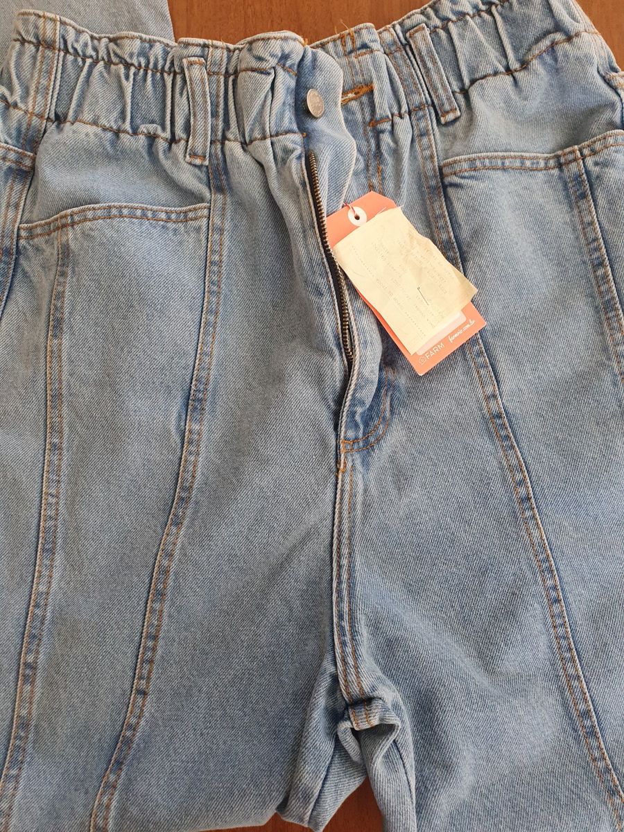 Calça Jeans Farm | Calça Feminina Farm Nunca Usado 83901707 | enjoei
