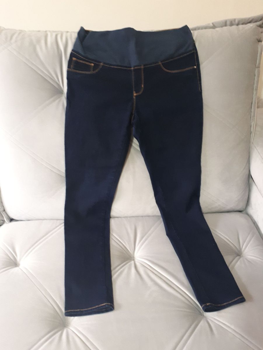 Calça Jeans Gestante Alk Mamy Zerada | Calça Feminina Alk Mamy Usado ...