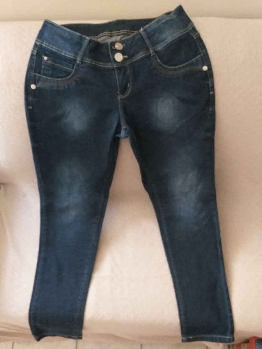 Calça Jeans Tradicional Gran Via, Tamanho 44 | Calça Feminina Gran Via ...