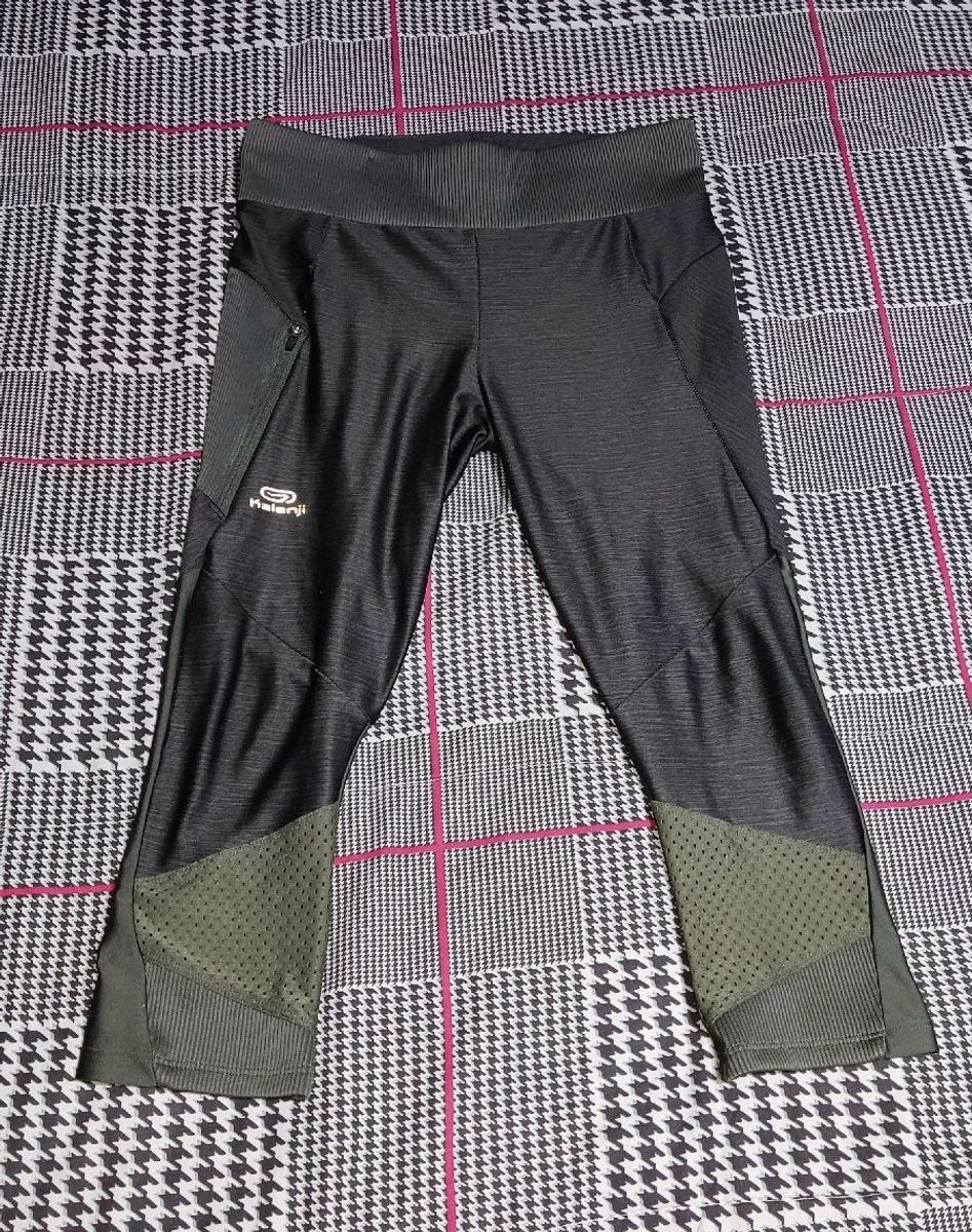 Calça Legging Corsário Kalenji Academia Treino | Calça Feminina Kalenji ...