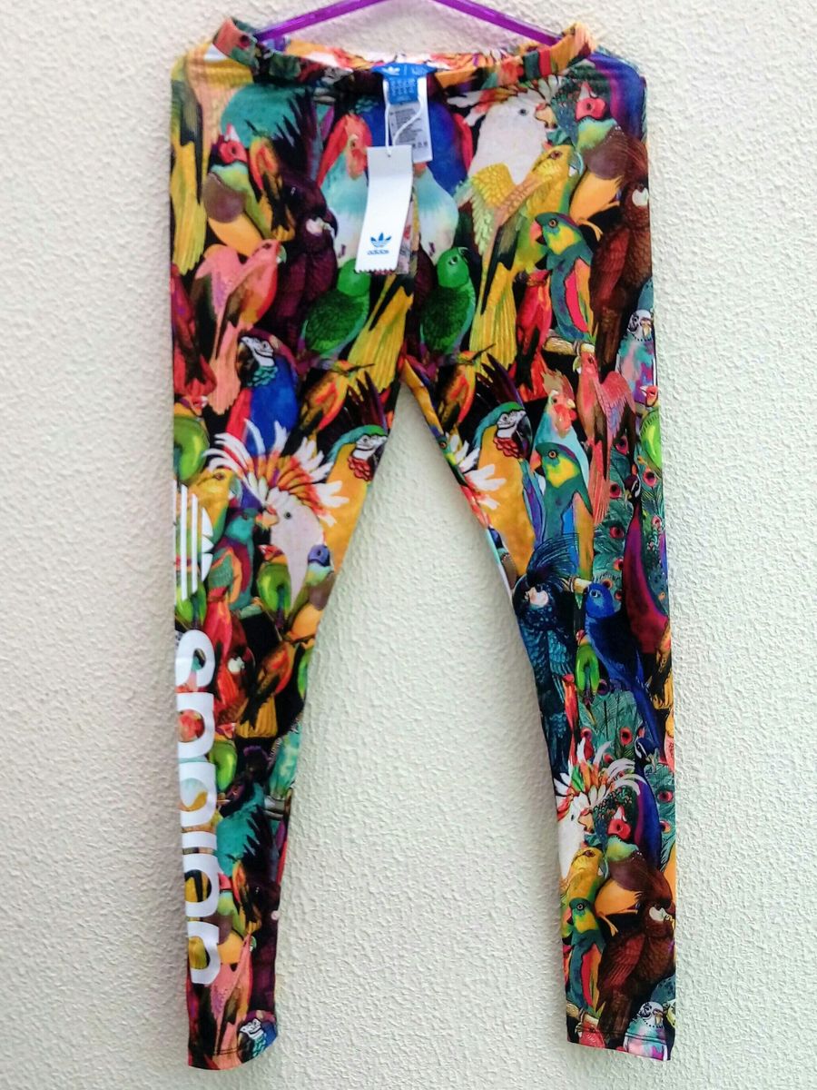 Calça Legging Passaredo | Calça Feminina Adidas Farm Nunca Usado ...