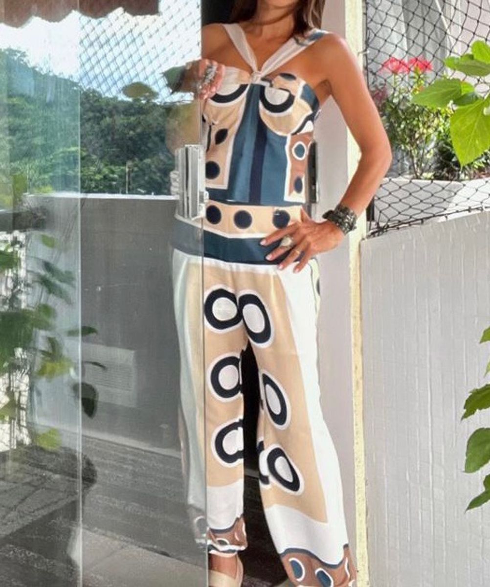 Calça Lenço Maria Filó | Calça Feminina Maria Filó Usado 81300248 | enjoei