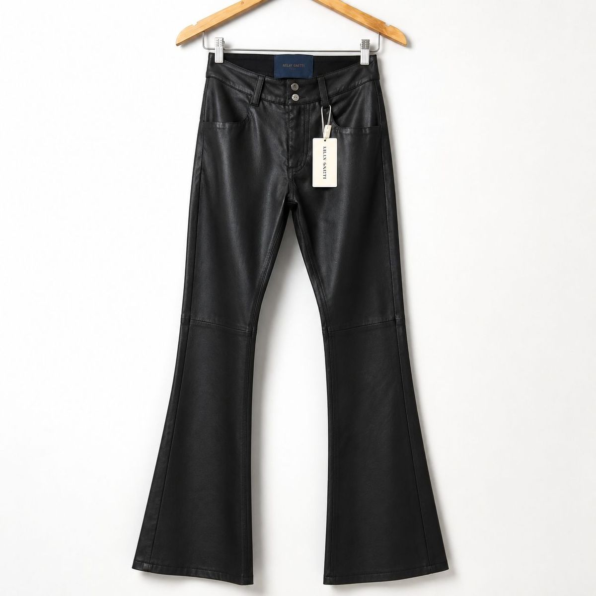 Calça Lilly Sarti Couro Legítimo Pelica Preta 36 - Nova com Tag Peça ...