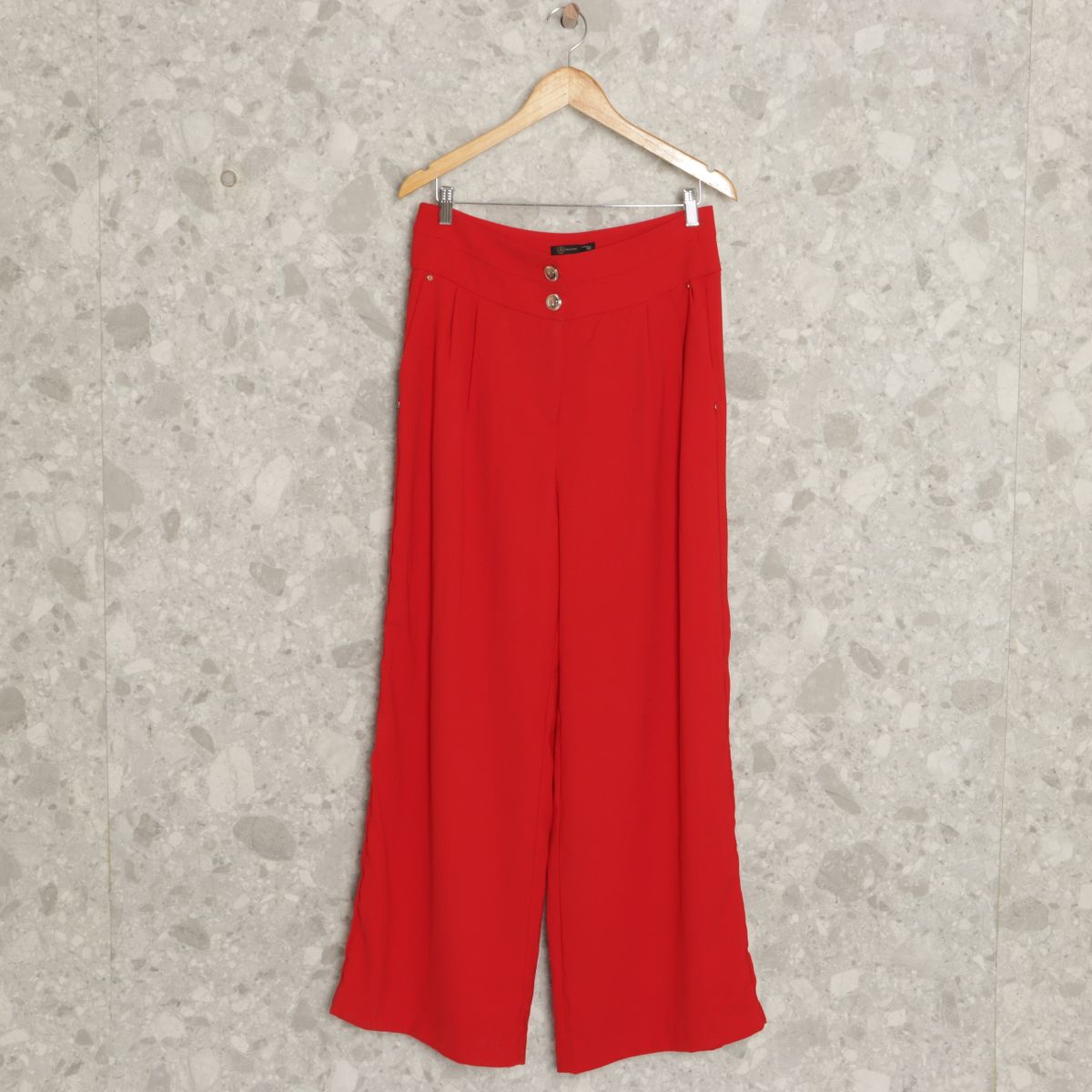 Calça Pantalona Vermelha Renner | Calça Feminina Renner Usado 96263982 ...