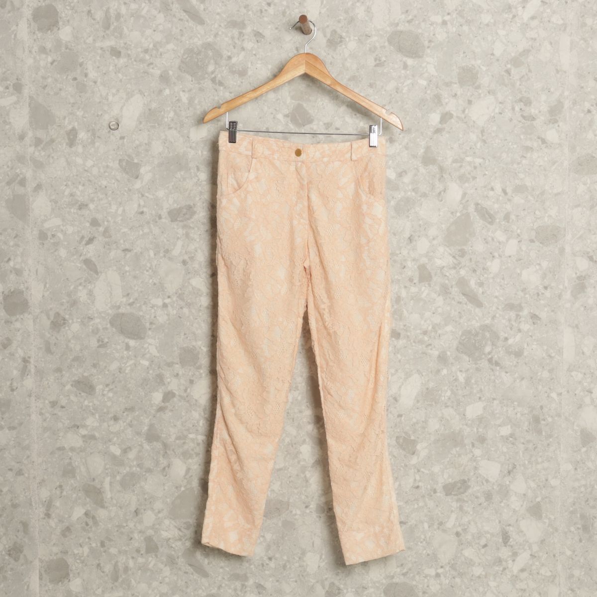 Calça Salmão Rendada Coven | Calça Feminina Coven Nunca Usado 100013504 ...