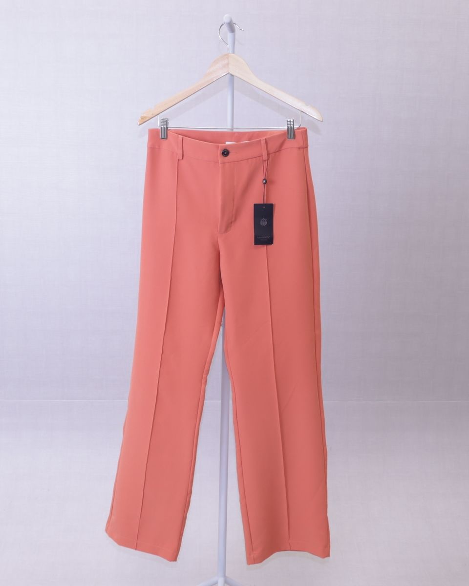 Calça Salmão Reta Marroc | Calça Feminina Marroc Nunca Usado 84754297 ...