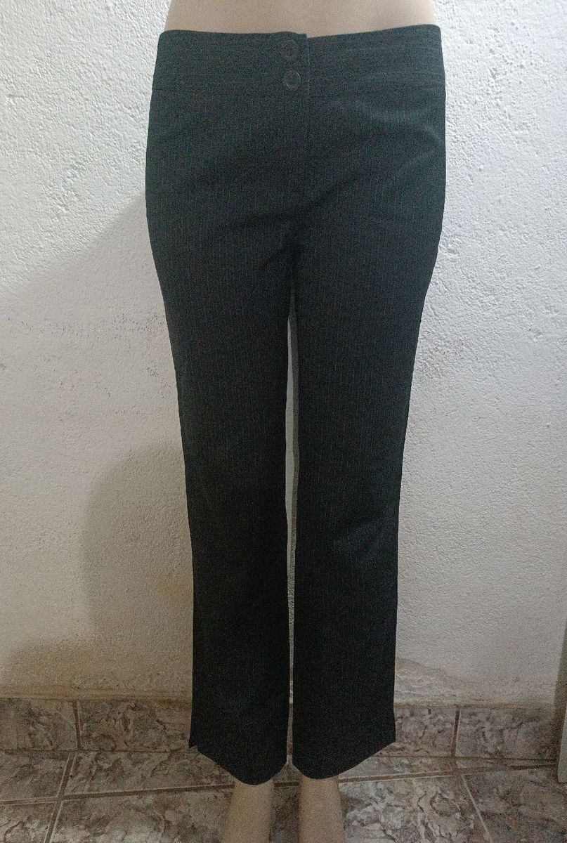 Calça Social Alfaiataria Risca de Giz | Calça Feminina Barred's Usado ...