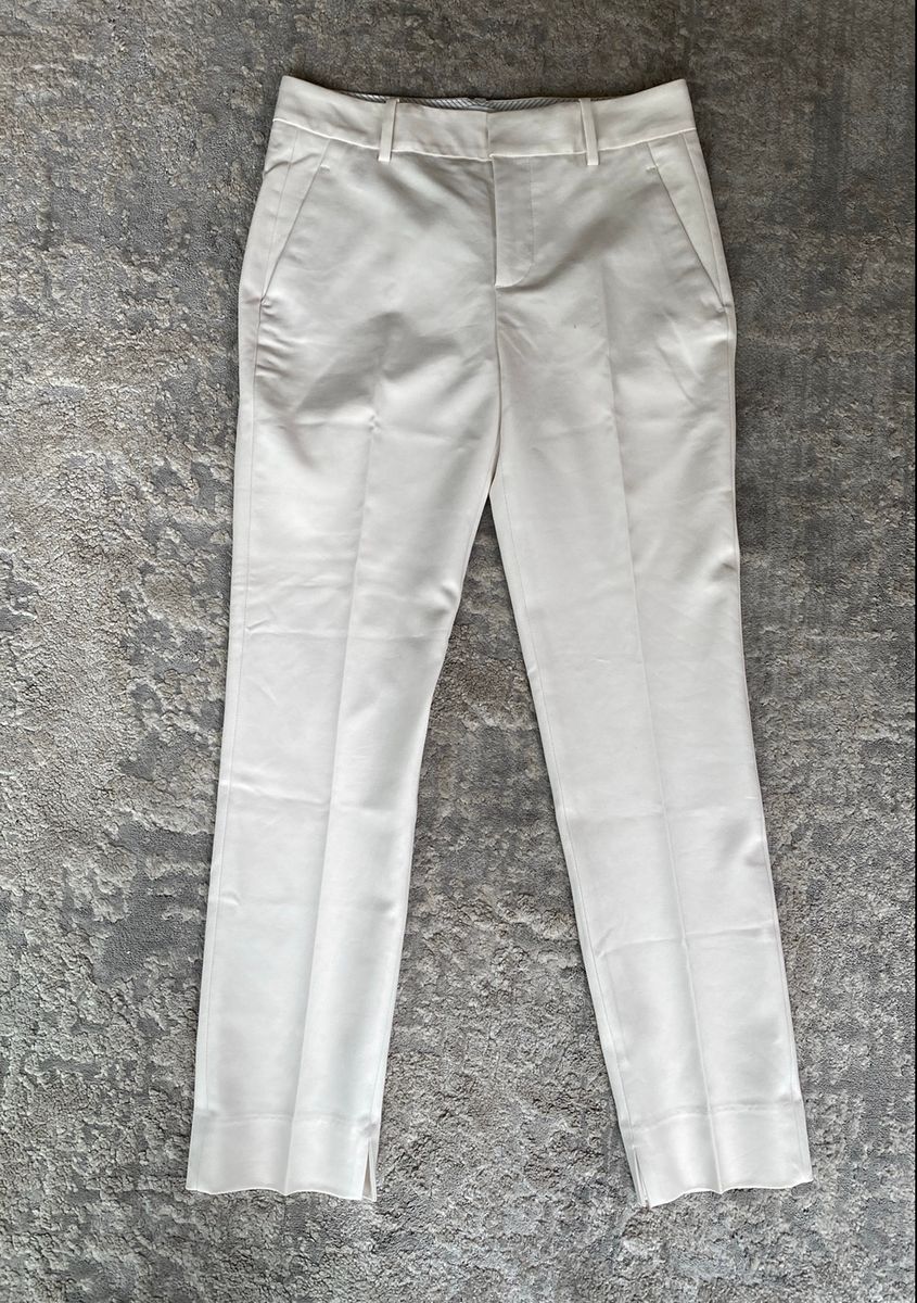 Calça Social Branca Zara | Calça Feminina Zara Usado 135398649 | enjoei