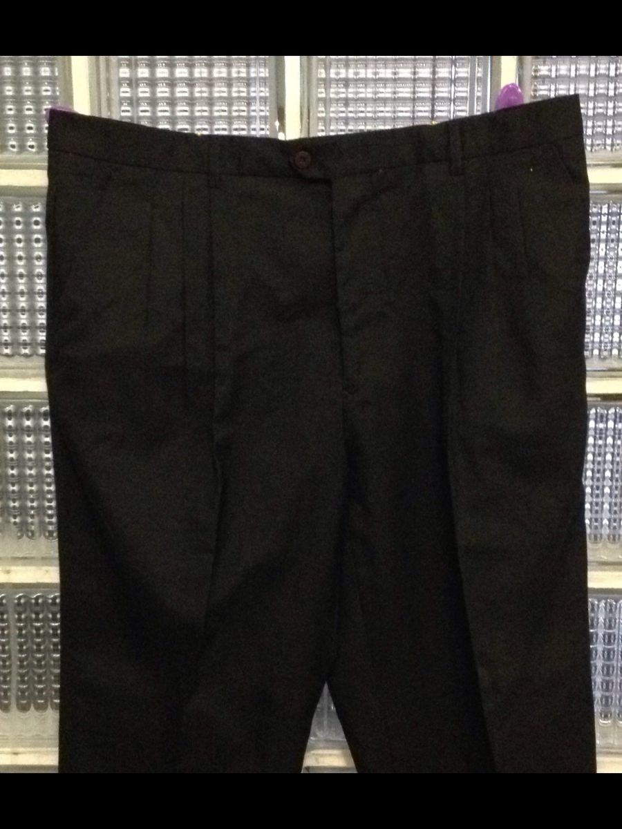 Calca Social Masculina Preta | Calça Masculina Angelo Poggi Usado ...