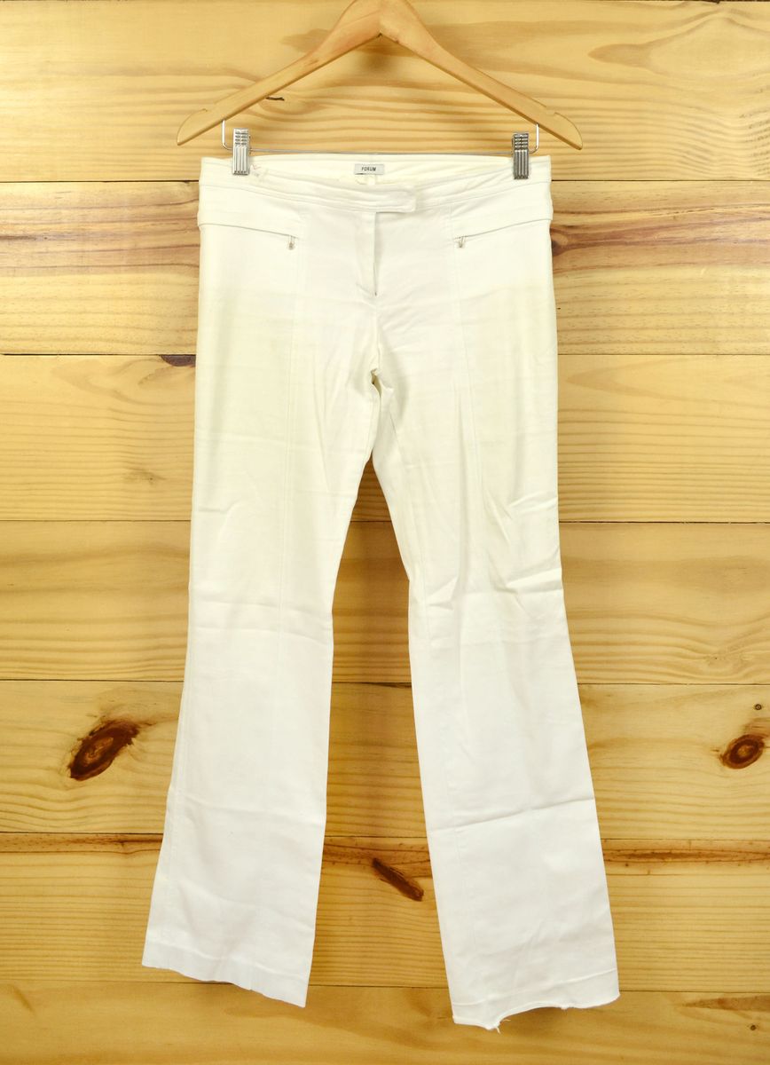 Calçca Branca Forum | Calça Feminina Forum Usado 13328303 | enjoei