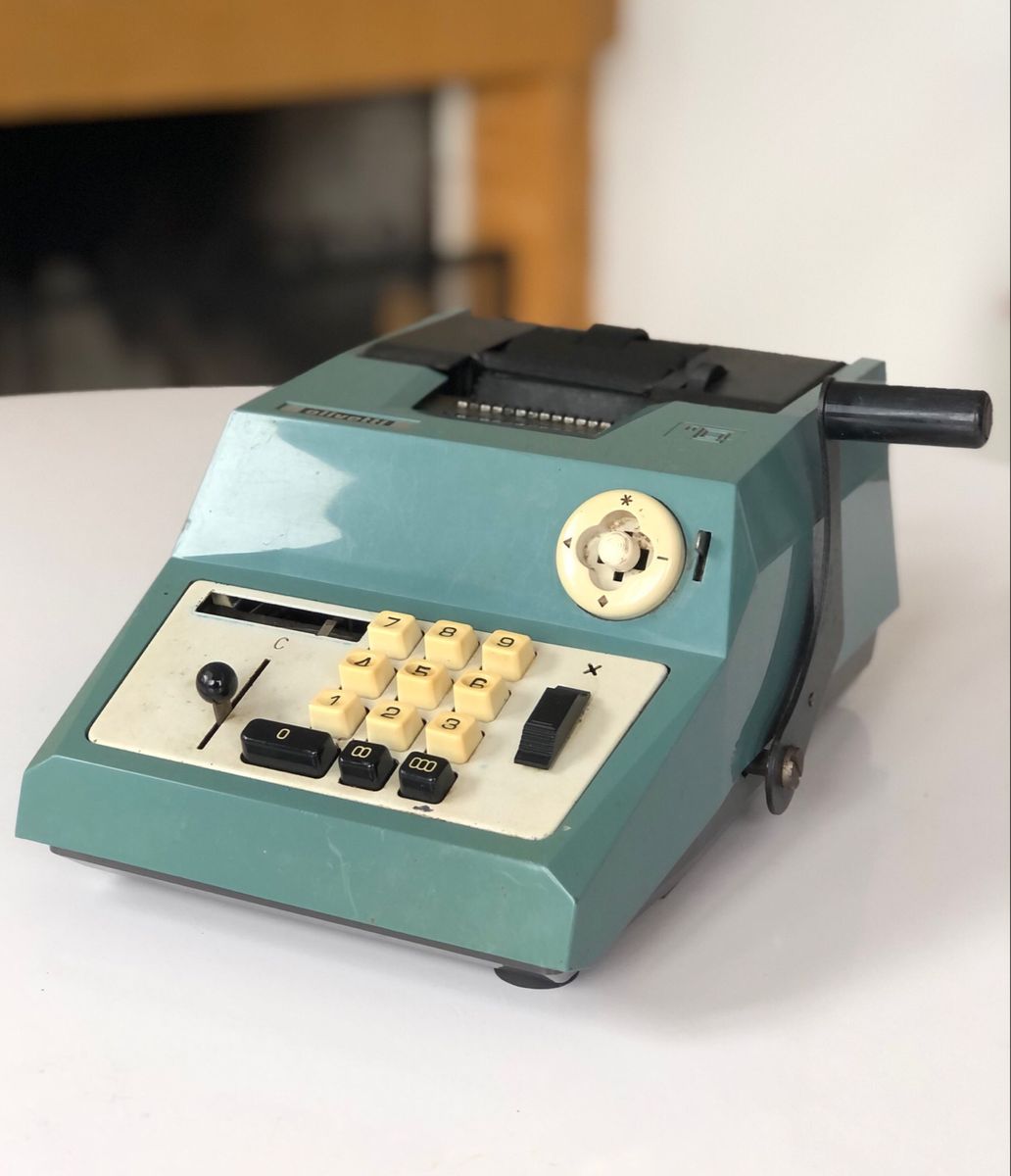Calculadora Antiga Olivetti | Produto Vintage e Retro Olivetti Usado ...