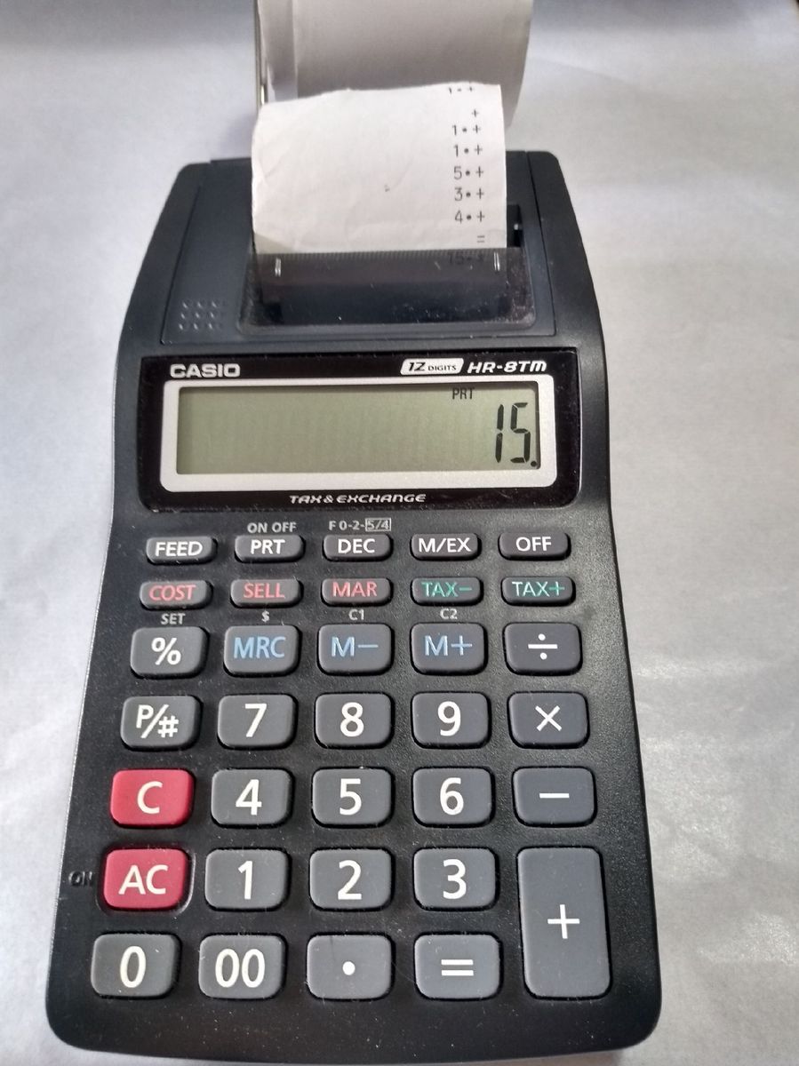 Calculadora Casio Hr-8tm | Móvel p/ Casa Casio Usado 38490475 | enjoei