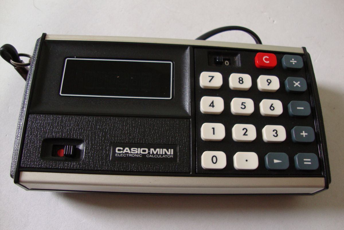 Calculadora Casio - Made Japan - Antiga - Rara - Maravilha | Cacareco ...