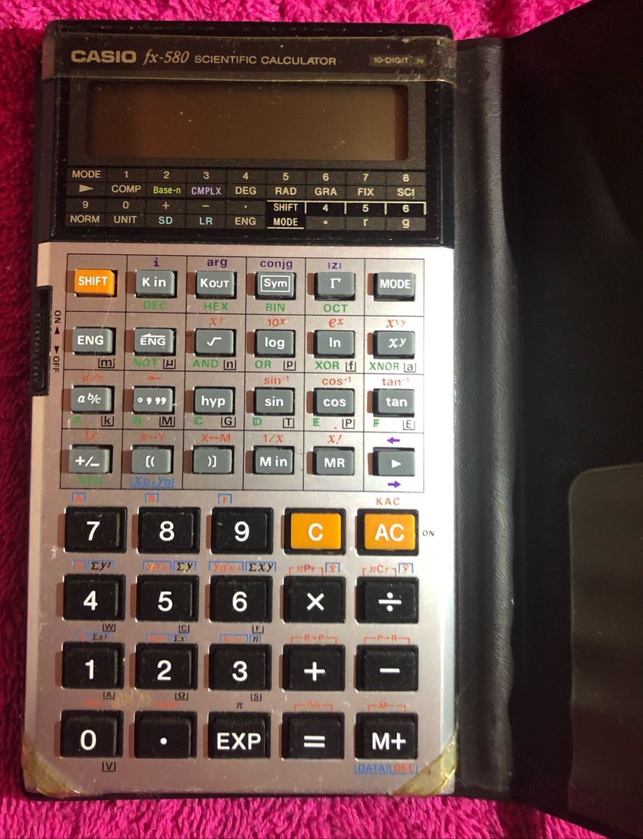 Calculadora Científica Casio Fx-580 Original com Capa | Item Info ...
