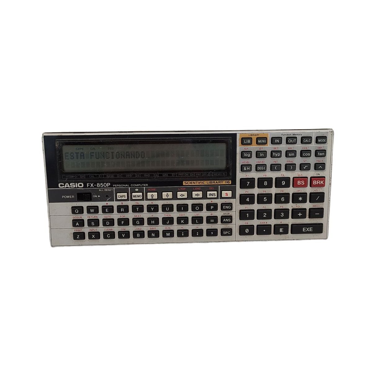 Calculadora Científica Casio Fx850p | Item Info & Eletro Casio Usado ...