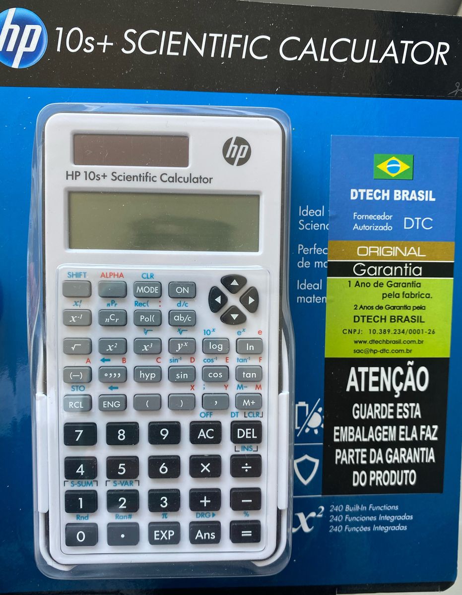 Calculadora Científica Hp 10s | Item de Papelaria Hp Nunca Usado ...