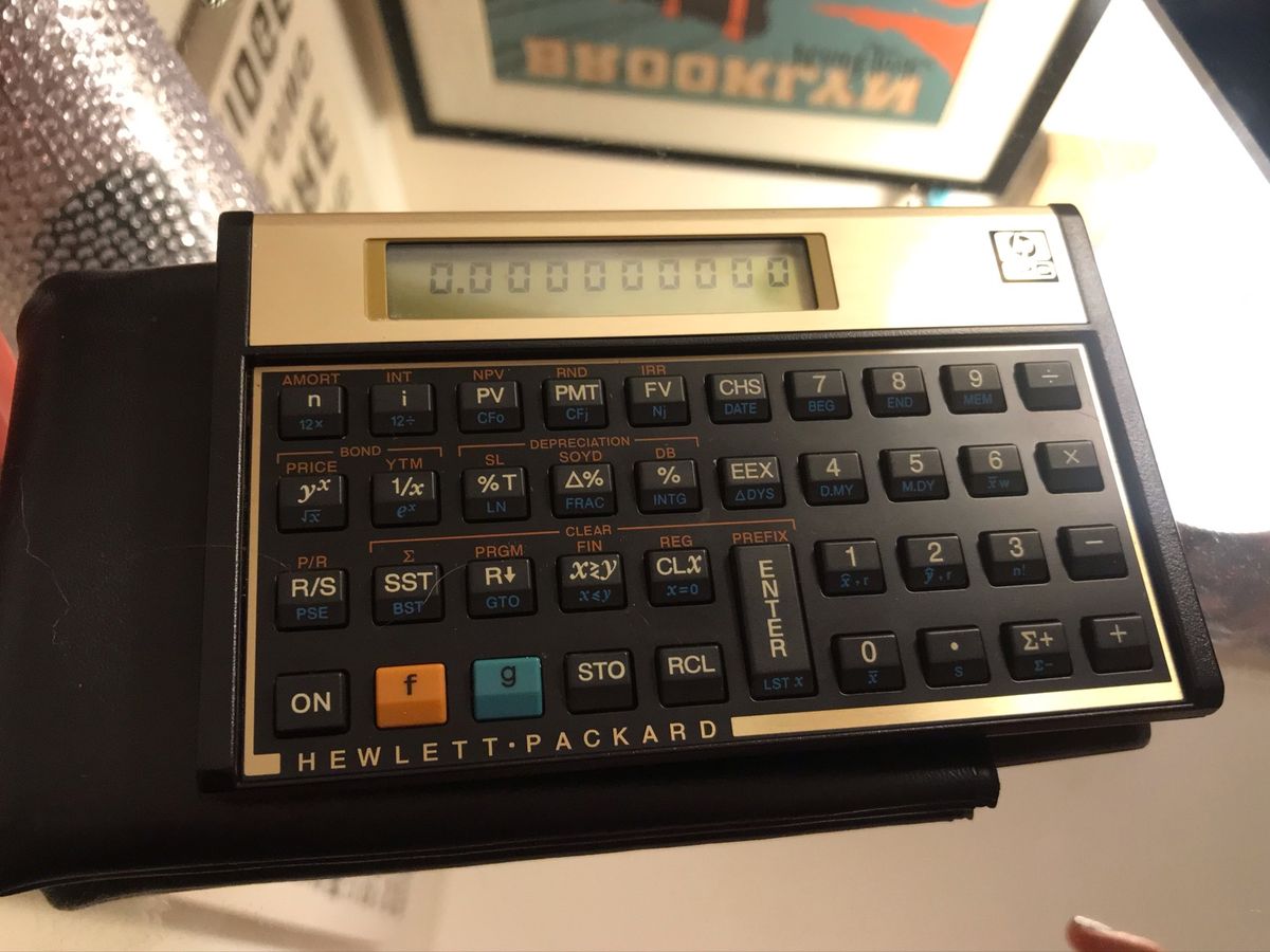 Calculadora Científica Hp 12c Original Ótimo Estado | Item de Papelaria ...