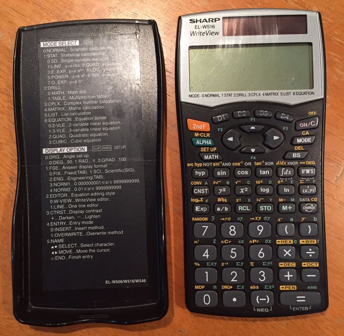Calculadora Científica Sharp El-w516 Writeview | Item Info & Eletro ...