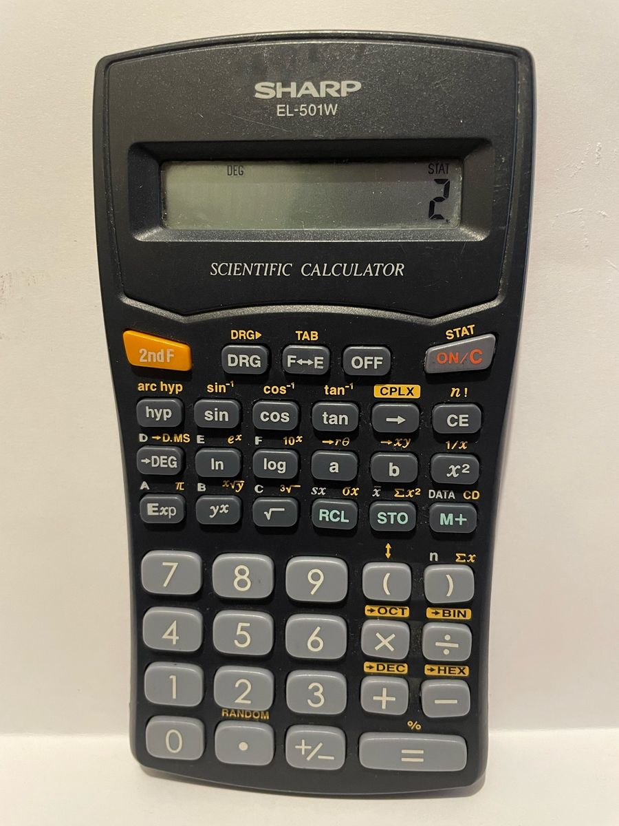 Calculadora Científica Sharp Tipo No | Item Info & Eletro Calculadora Sharp Tipo Hp Usado ...