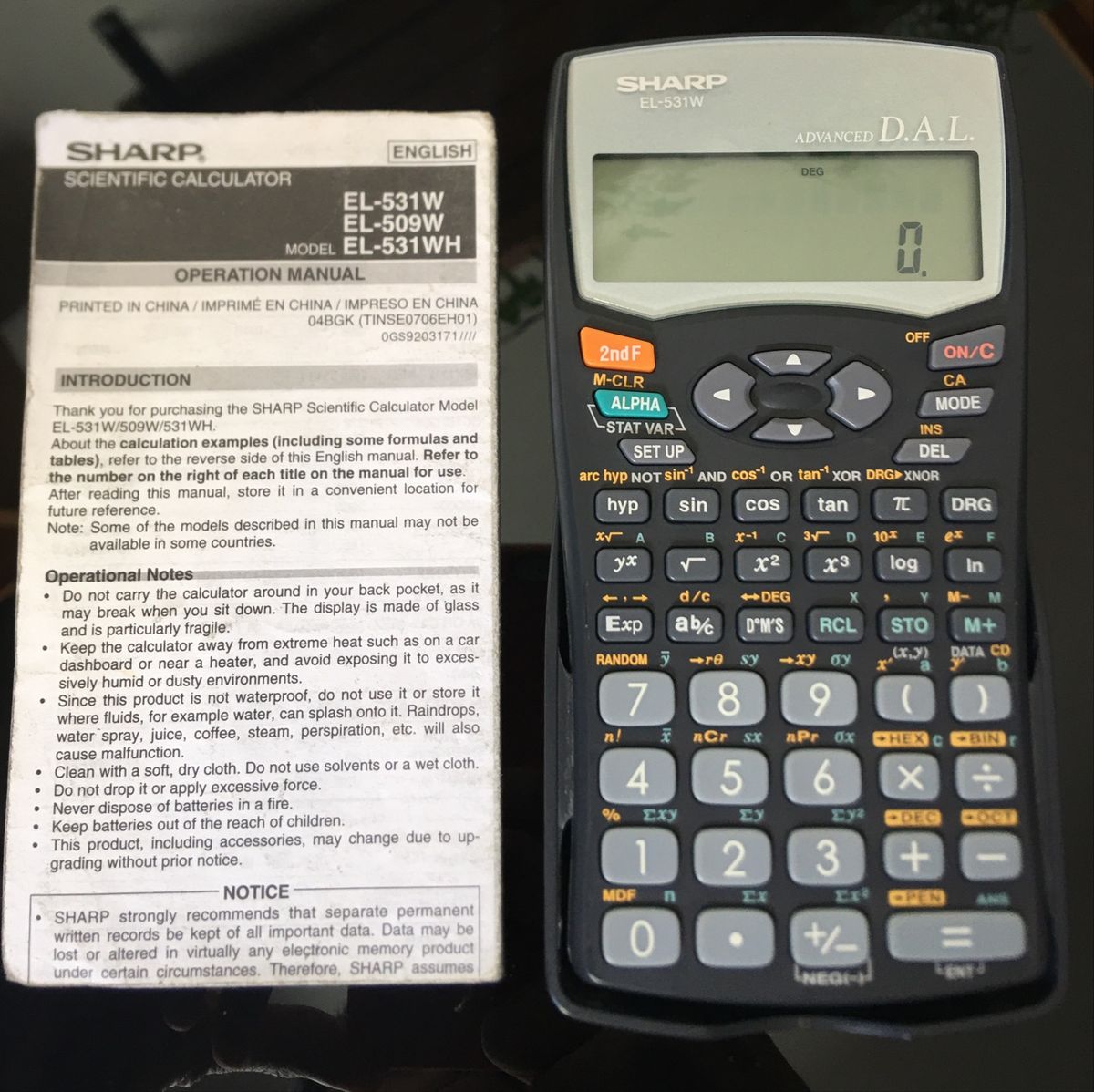 Calculadora Cientifica Sharp | Item Info & Eletro Sharp Usado 43769432 ...