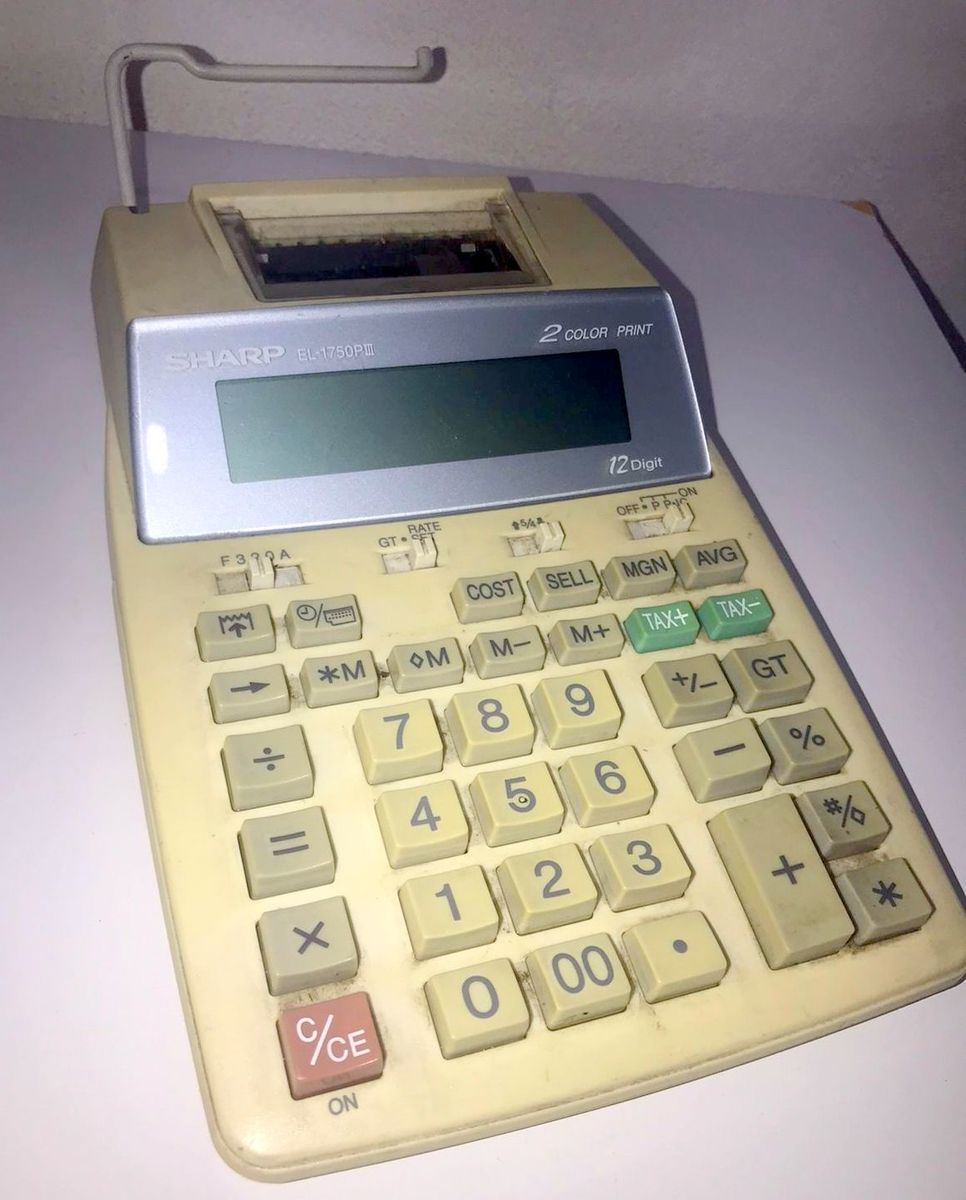 Calculadora de Mesa Sharp El 1750 Piii Quebrada | Item Info & Eletro ...
