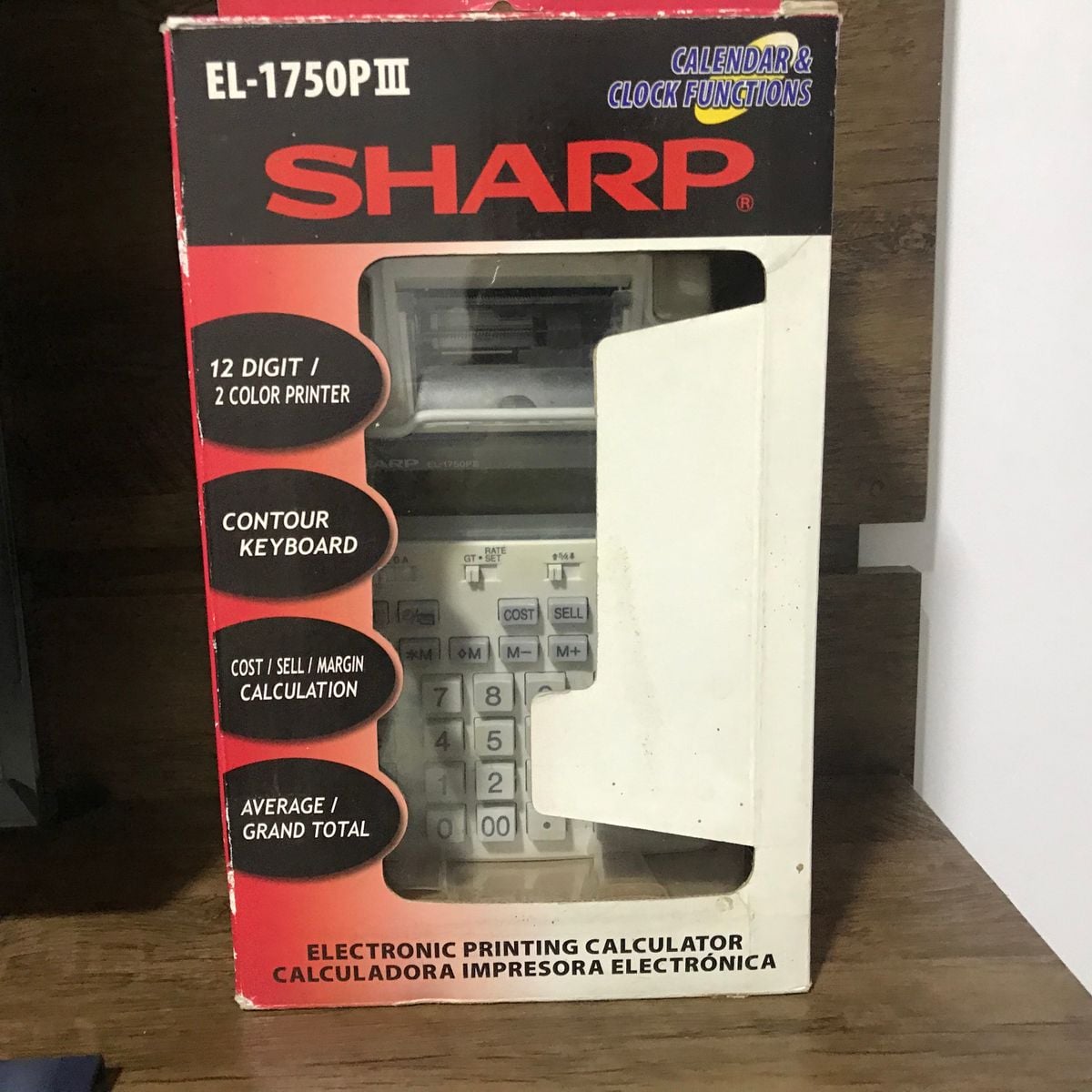 Calculadora e Impressora Eletrônica de Mesa Sharp El-1750p Iii | Item ...