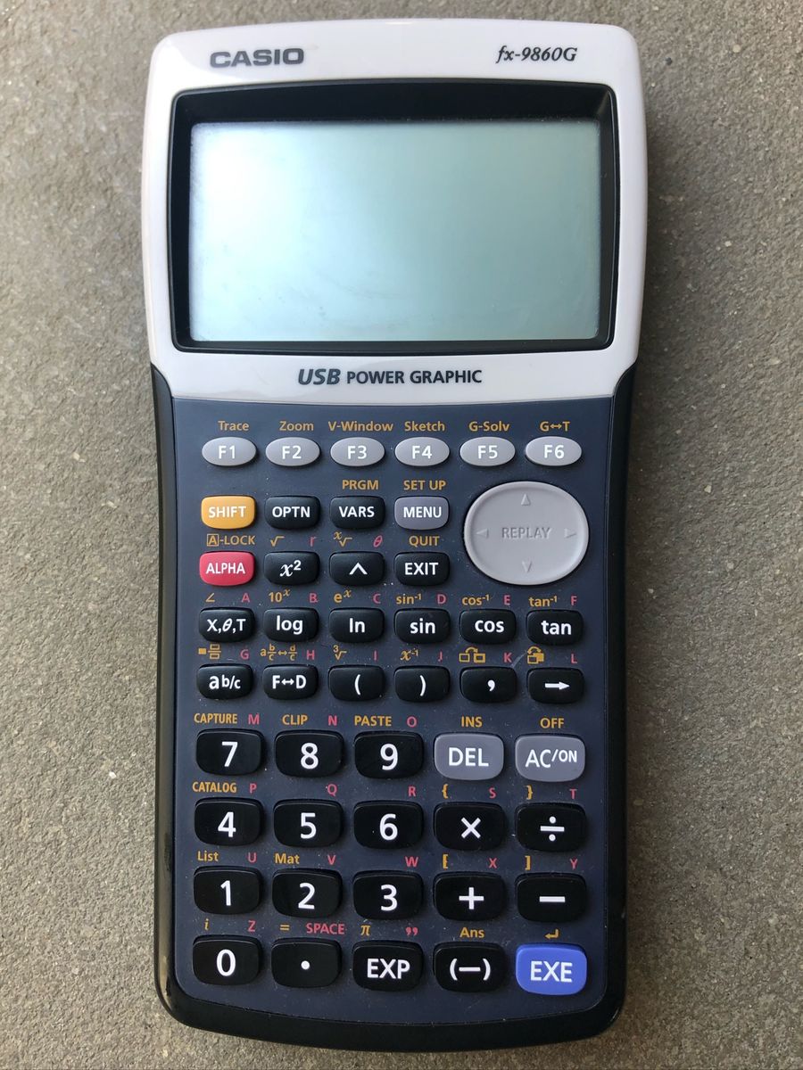 Calculadora Gráfica Casio Fx-9860g | Item Info & Eletro Casio Usado 63215183 | enjoei