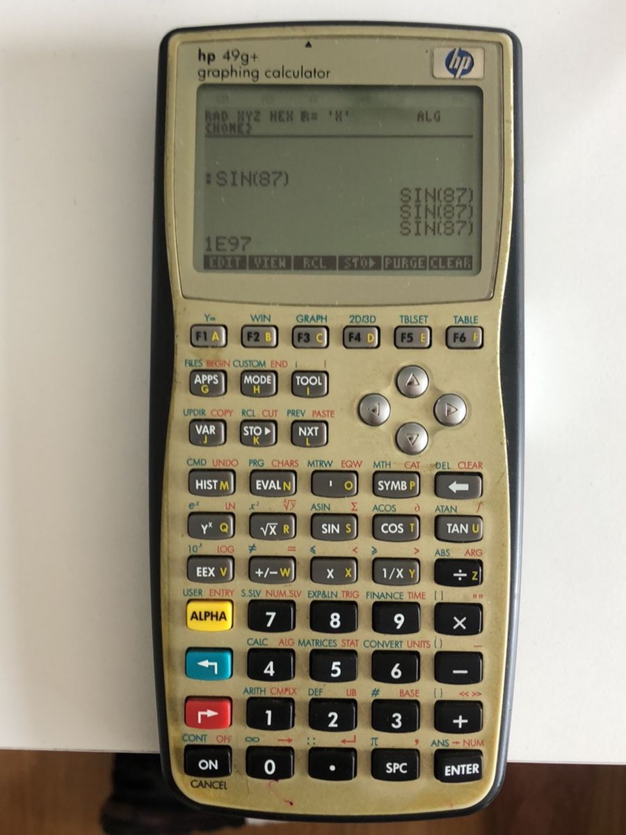 Calculadora Gráfica Hp 49g+ | Item Info & Eletro Hp Usado 37732613 | enjoei