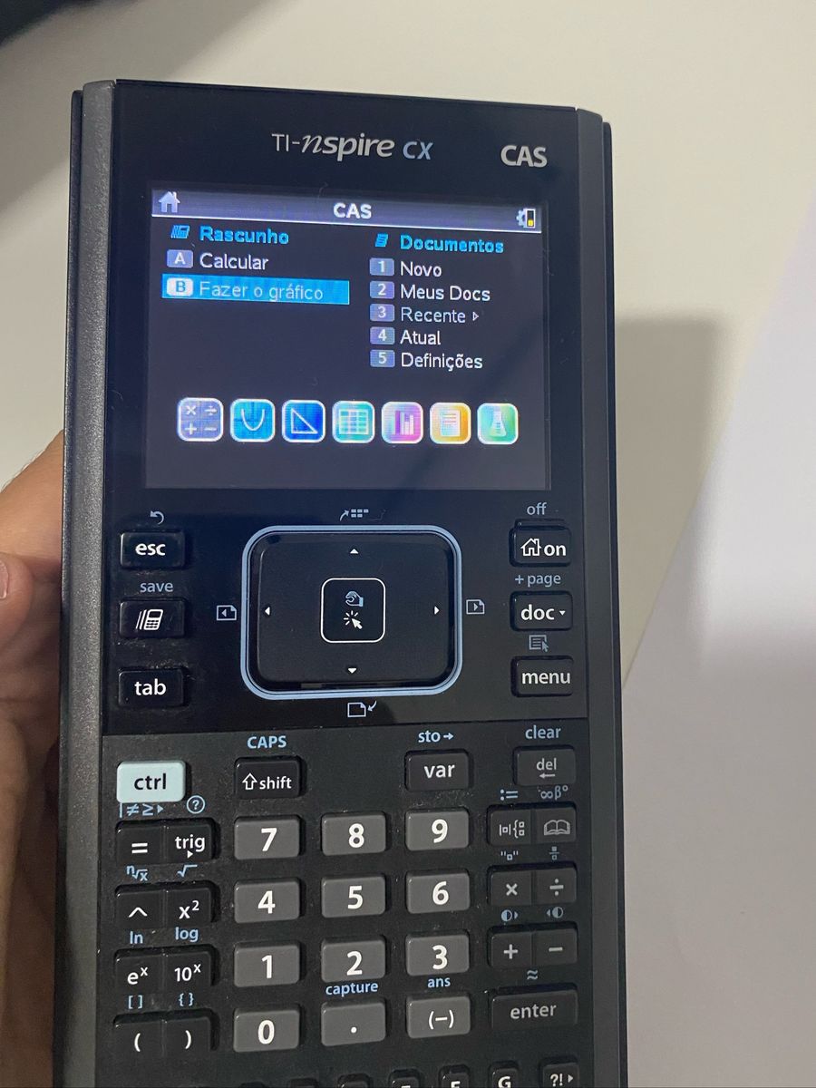 Calculadora Gráfica Texas Cx Cas | Item Info & Eletro Texas Usado ...