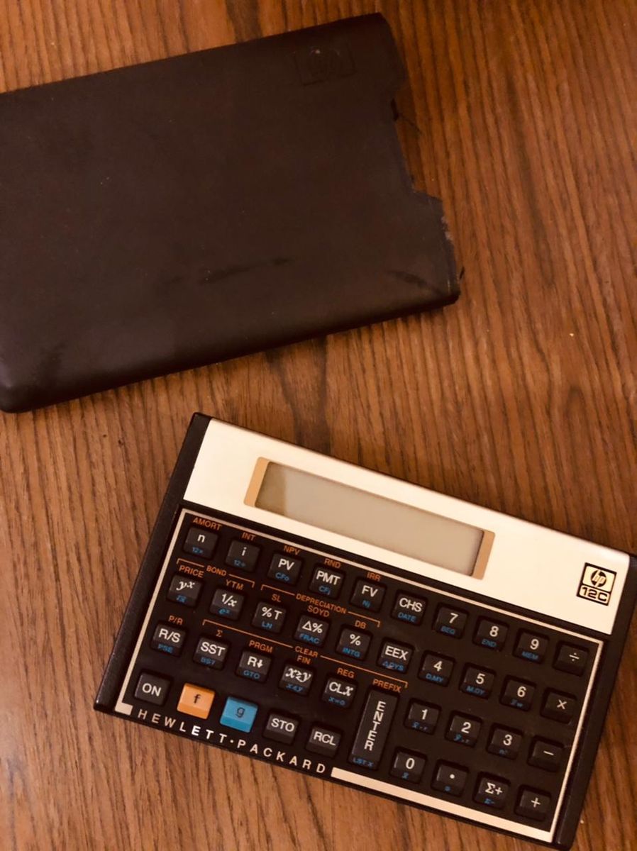 Calculadora Hp 12c Original com Capa | Item Info & Eletro Hp Usado ...