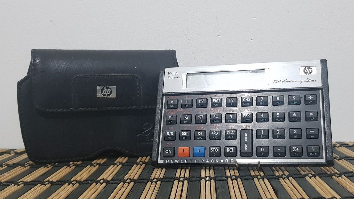 Calculadora Hp 12c Platinum 25th Anniversary Edition | Item de ...