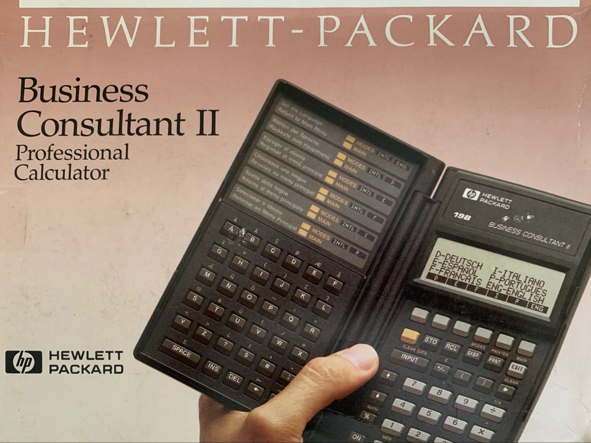 Calculadora Hp-19b Profissional | Item Info & Eletro Hewlett Packard ...