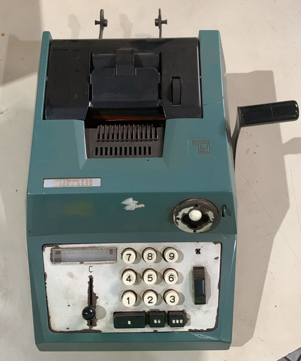 Calculadora Olivetti Antiga | Cacareco Olivetti Usado 135205247 | enjoei