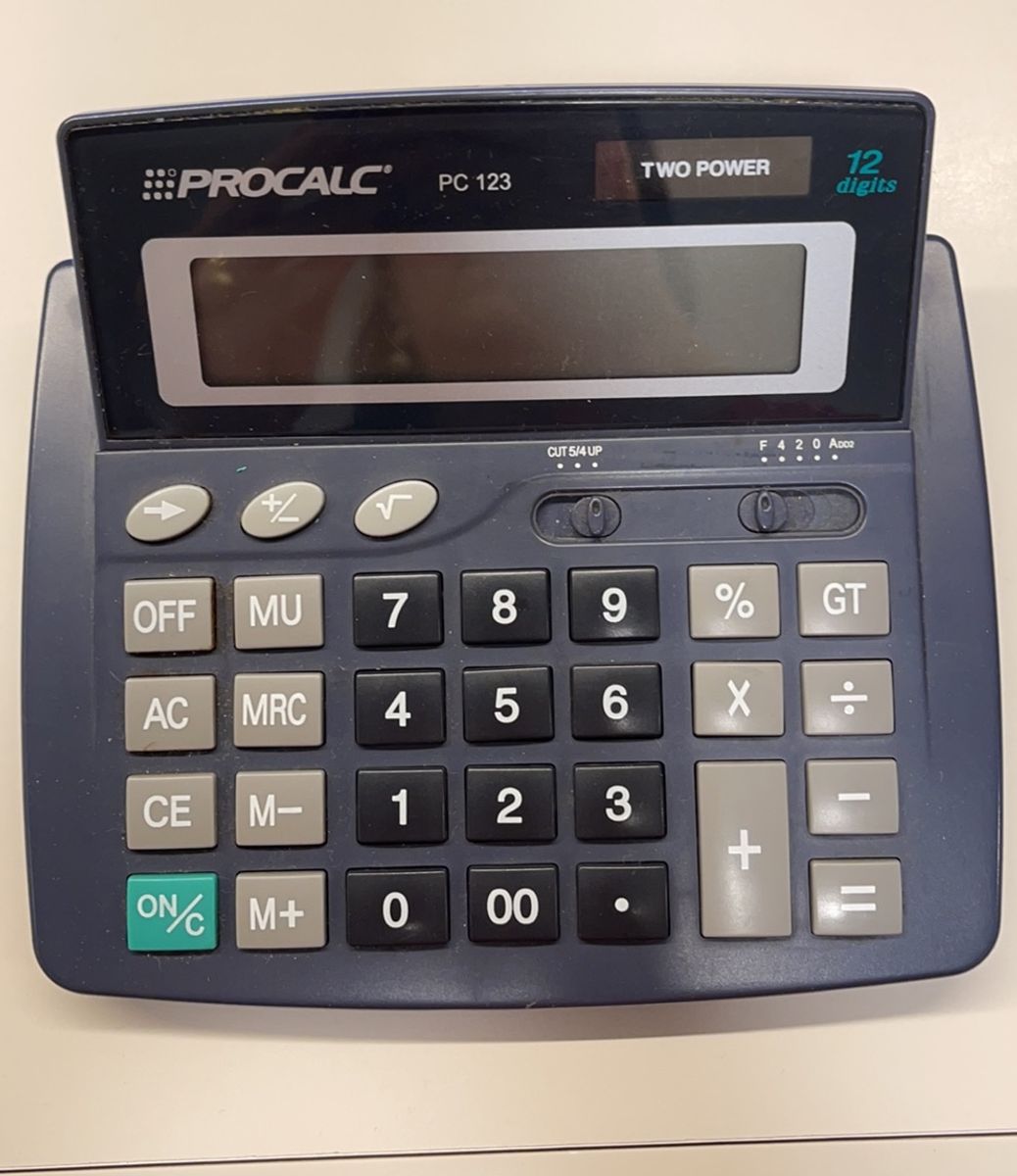 Calculadora Procalc Pc 123 | Item Info & Eletro Procalc Usado 70974411 ...