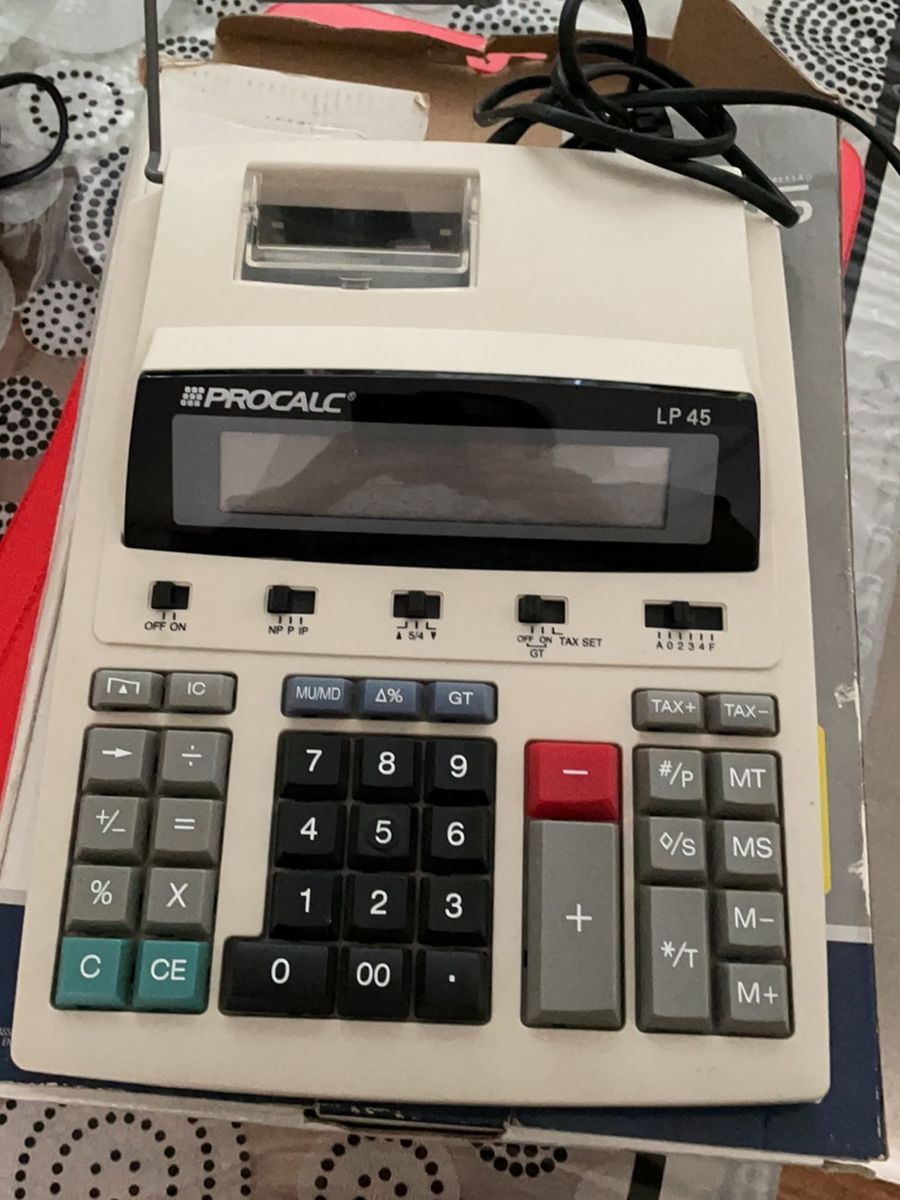 Calculadora Procalc | Item Info & Eletro Procalc Nunca Usado 74321729 ...
