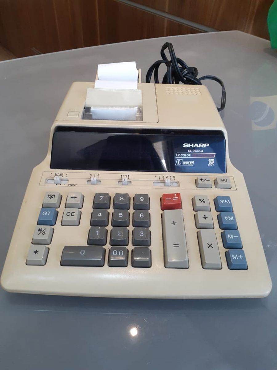 Calculadora Sharp Impressora | Item Info & Eletro Sharp Usado 73563023 ...