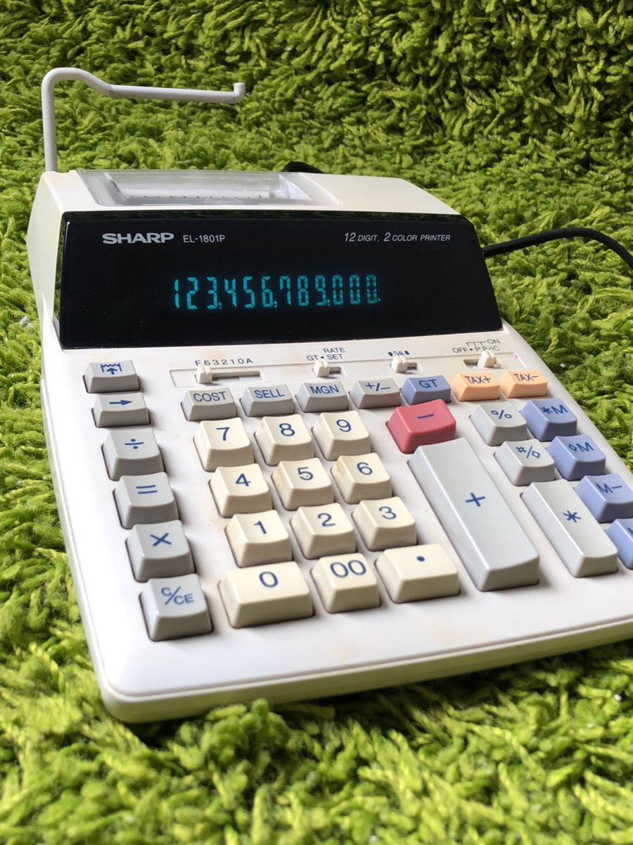 Calculadora Sharp Modelo El - 18 01 P com Impressora de Bobina | Móvel ...