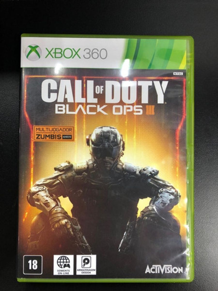 Call Of Duty Black Ops 3 Xbox 360 Midia Fisica Na Caixinha | Jogo de ...