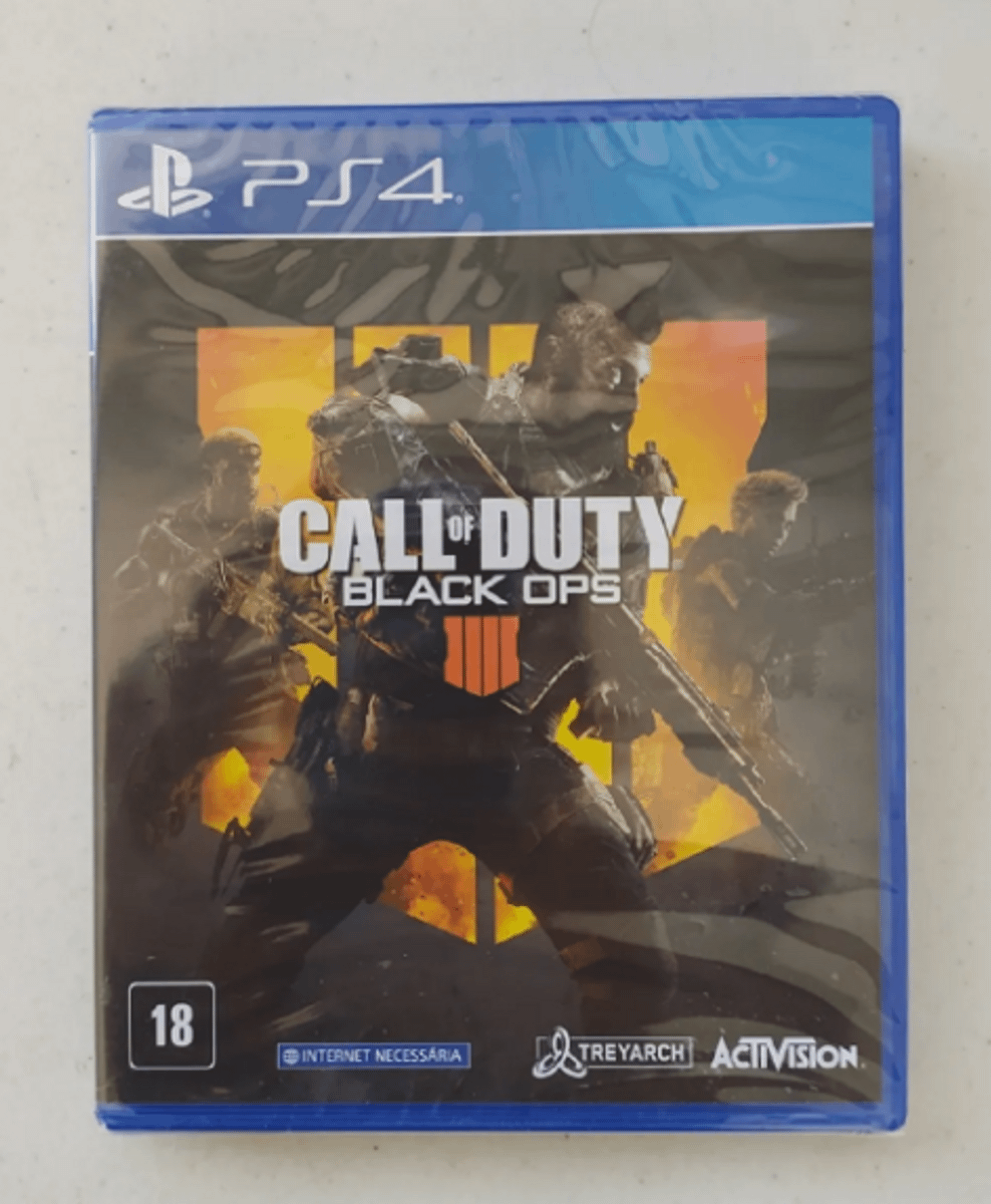 Call Of Duty Black Ops 4 Bo4 Midia Fisica Ps4 Novo Lacrado | Jogo de ...